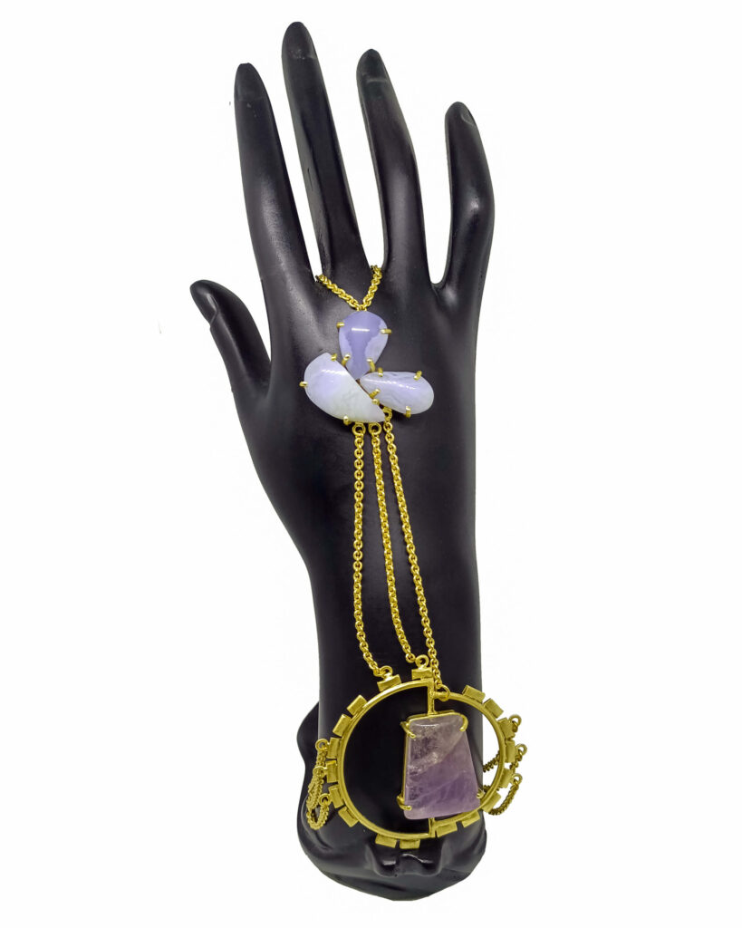 Elegant Gold Finish Haath Phool - Belsi's Jewelry